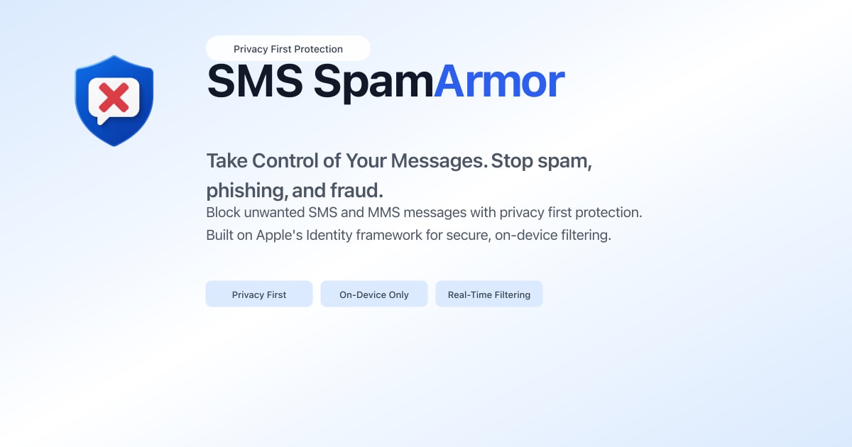 Best SMS Spam Filter for iPhone 2026 | SMS Spam Armor | Nitron Digital